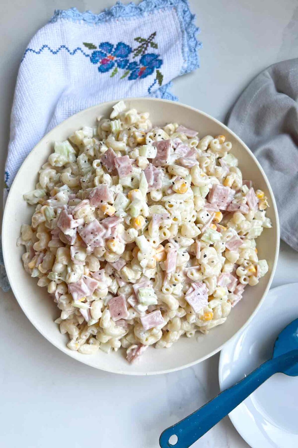 Ensalada De Coditos (Macaroni Salad with Ham) - Easy Mexican Recipes ...
